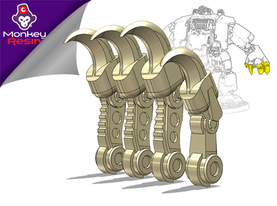 Pop Goes The Monkey 3d Printed Warhammer 40k Bits – Spikey Bits